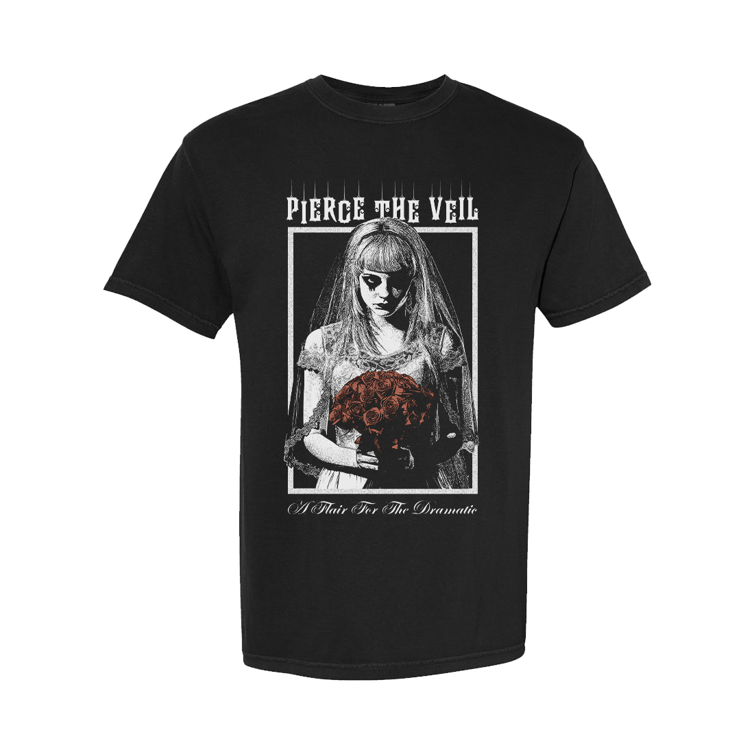 A Flair for the Dramatic Bride T-Shirt Black - Pierce The Veil Official ...